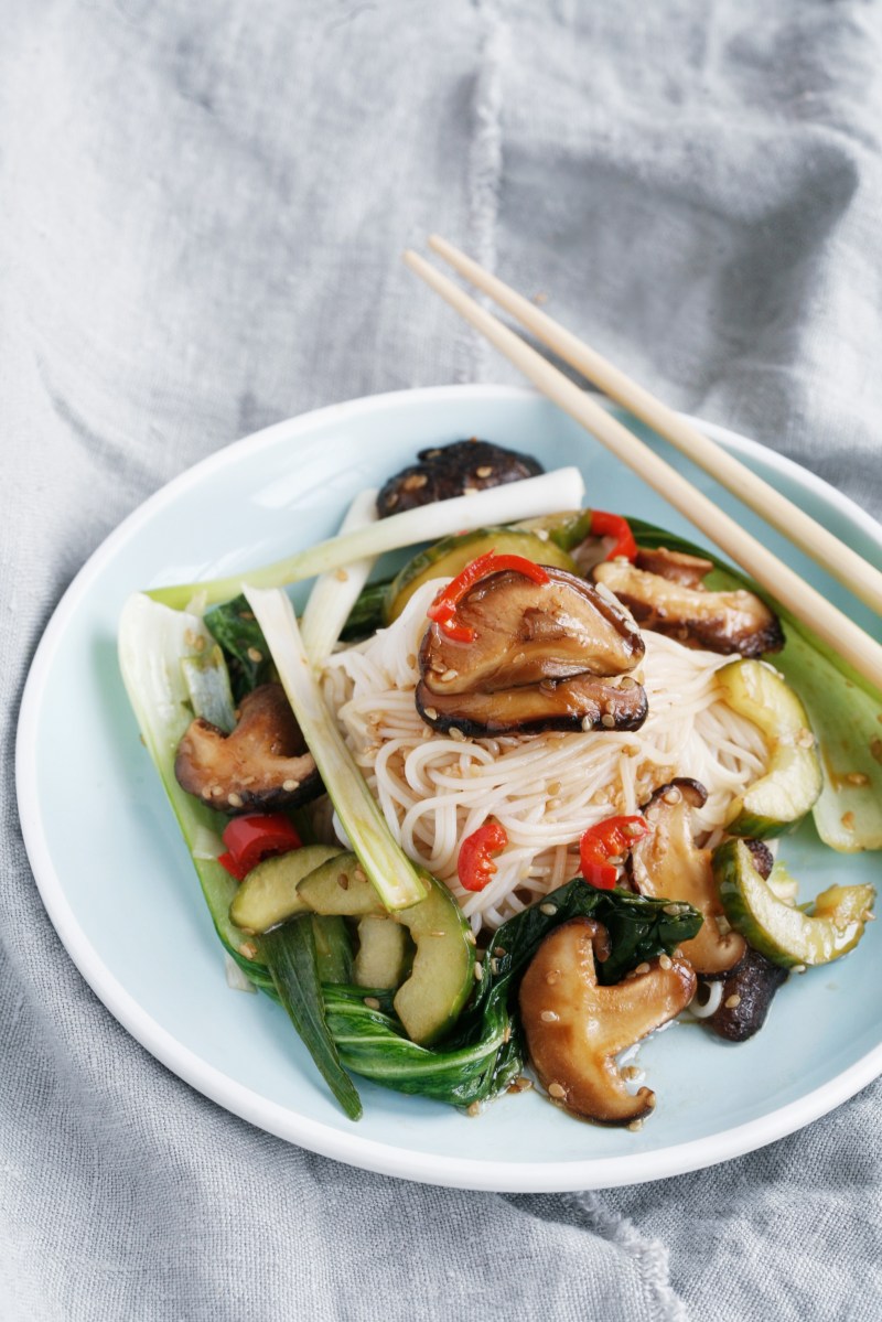 Shiitake noodles – A Norwegian who cooks and bakes