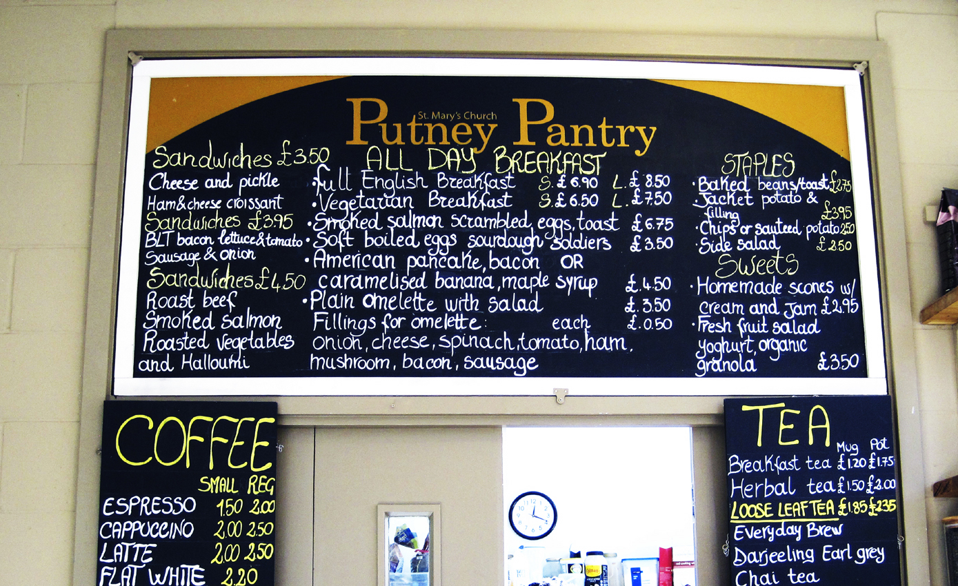 St. Mary’s Church – Putney Pantry cafe – A Norwegian who cooks and bakes